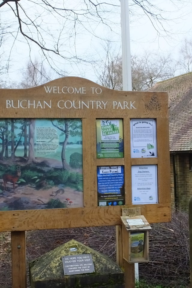 Dog walk at Buchan Country Park · Sussex (East) · Walkiees