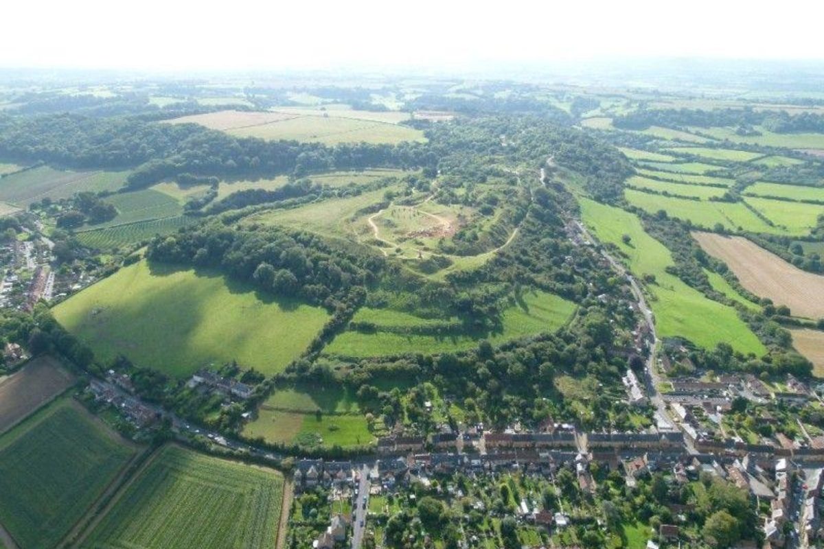 Dog walk at Ham Hill Country Park · Somerset · Walkiees
